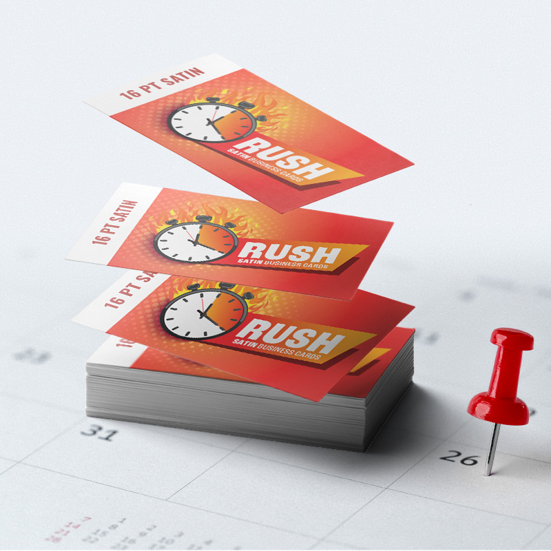 Rush Business Cards – Same Day Printing | PrintDirtCheap